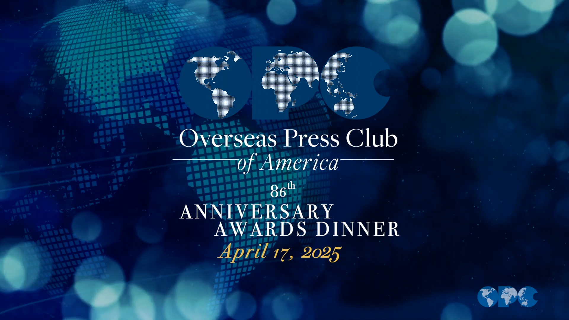 WATCH LIVE: 86th Annual Overseas Press Club Awards - OPC
